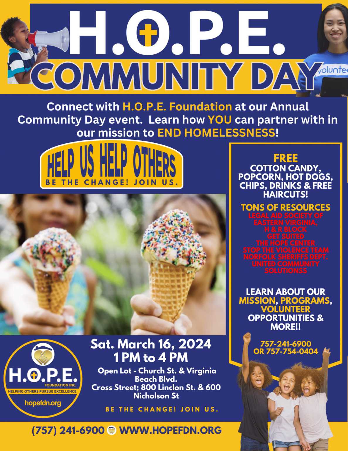 2024 Community Day - Saturday, March 16, 2024 - H.O.P.E Foundation, Inc.