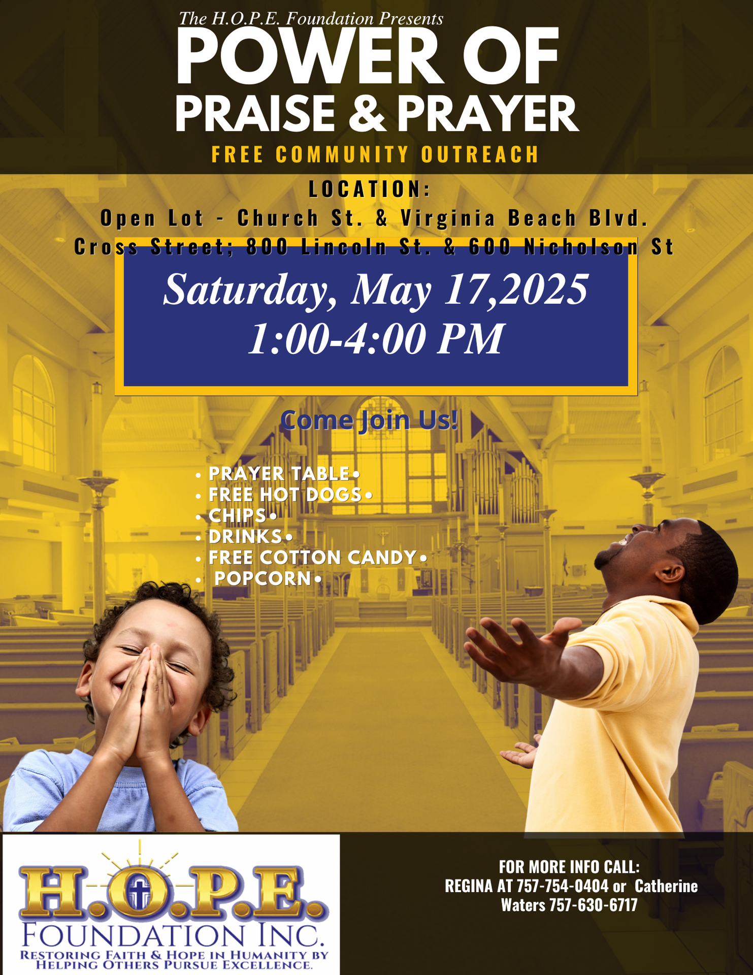 2025 Power of Praise & Prayer - Saturday, May 17, 2025 - H.O.P.E ...
